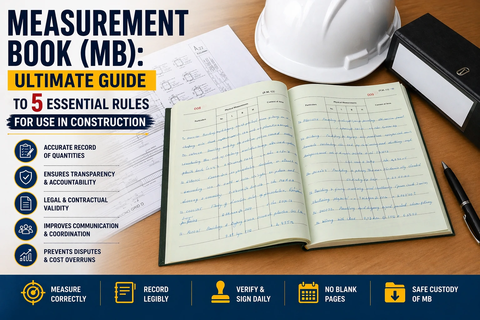 Measurement Book (MB): Ultimate Guide To 5 Essential Rules For Use In ...