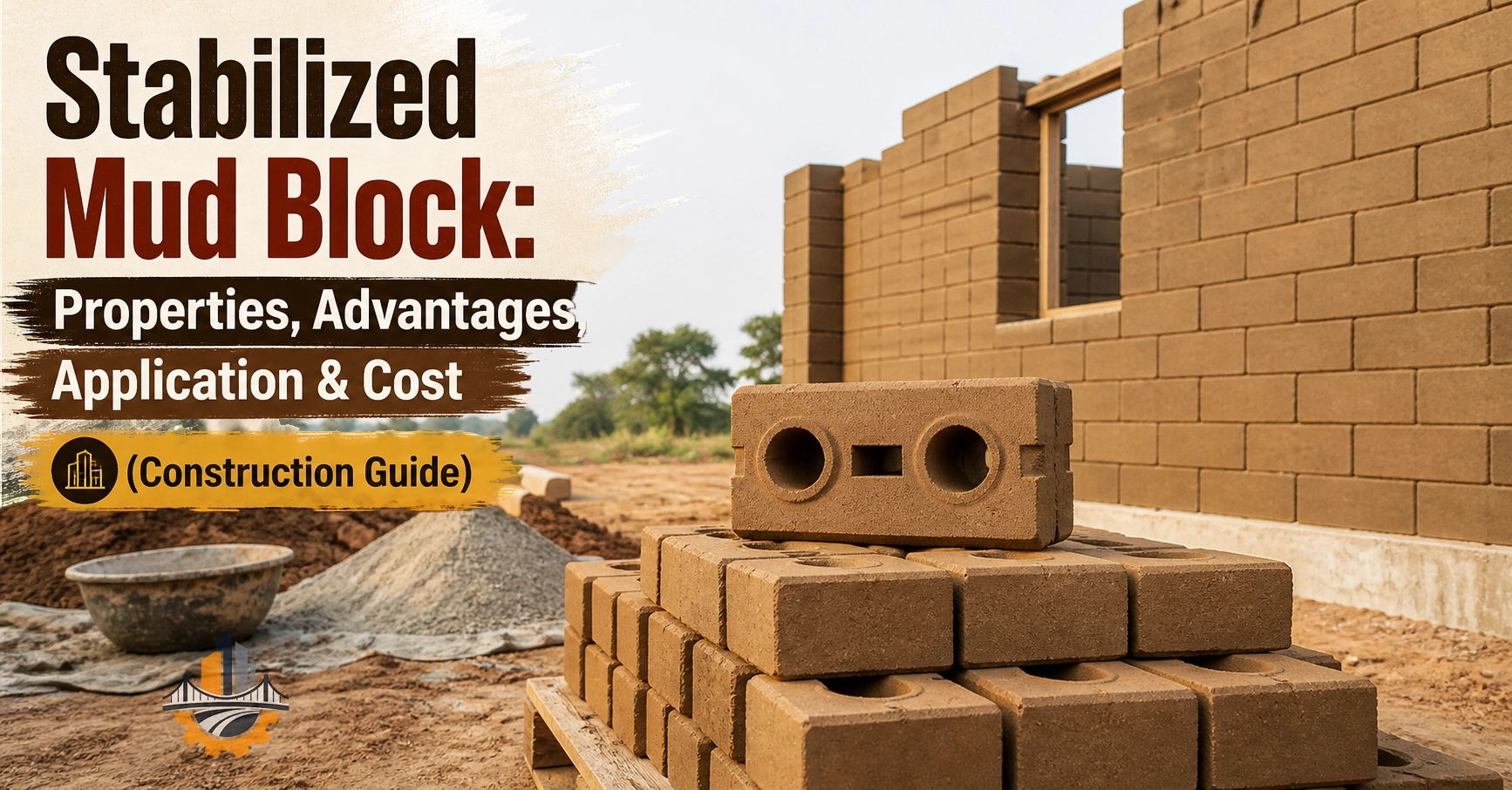 Stabilized Mud Block: Properties, Advantages, Application & Cost ...