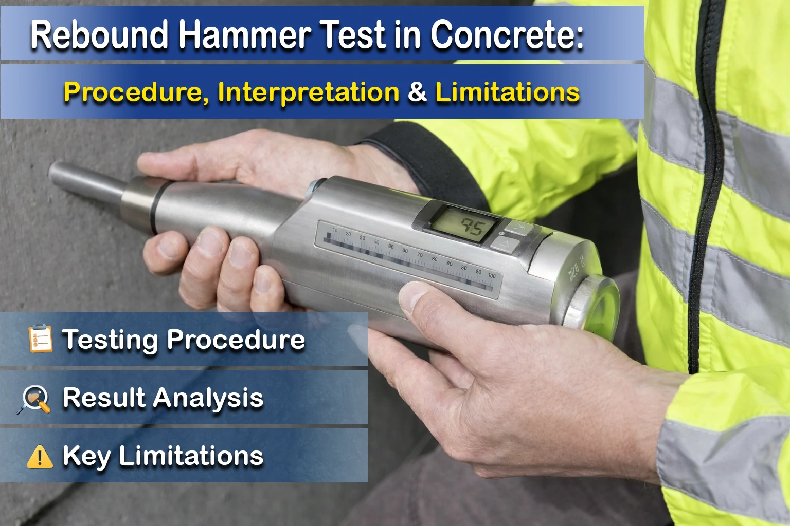 Rebound Hammer Test On Concrete: Procedure, Results, Chart, ASTM C805 ...