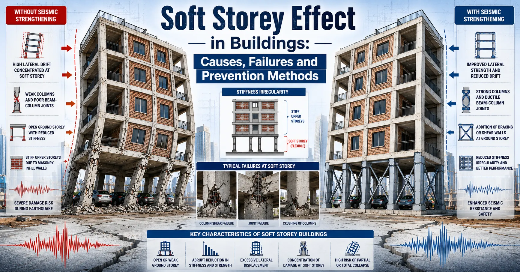 Soft Storey Effect In Buildings: Causes, Failures And Prevention ...